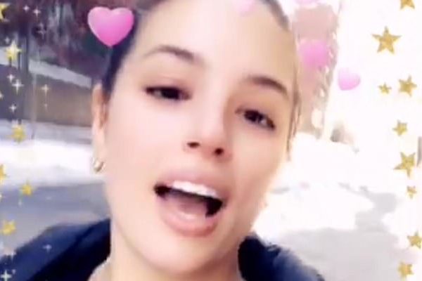 Fabulously fit! Ashley Graham breaks a sweat as she gets in grueling ...